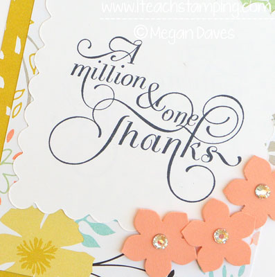 DIY Card Making: A Clean & Simple (CAS) Thank You Card Idea - I Teach ...