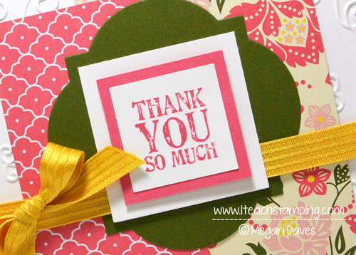 How to Make A Thank You Card - Paper Craft Ideas - I Teach Stamping