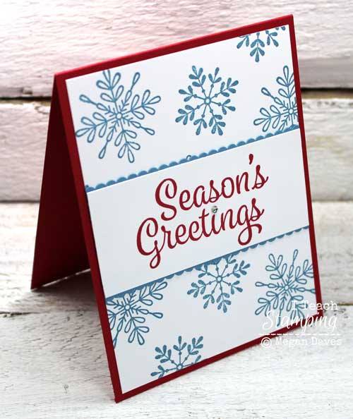 I LOVE Sharing Easy Christmas Card Making Ideas I Teach Stamping