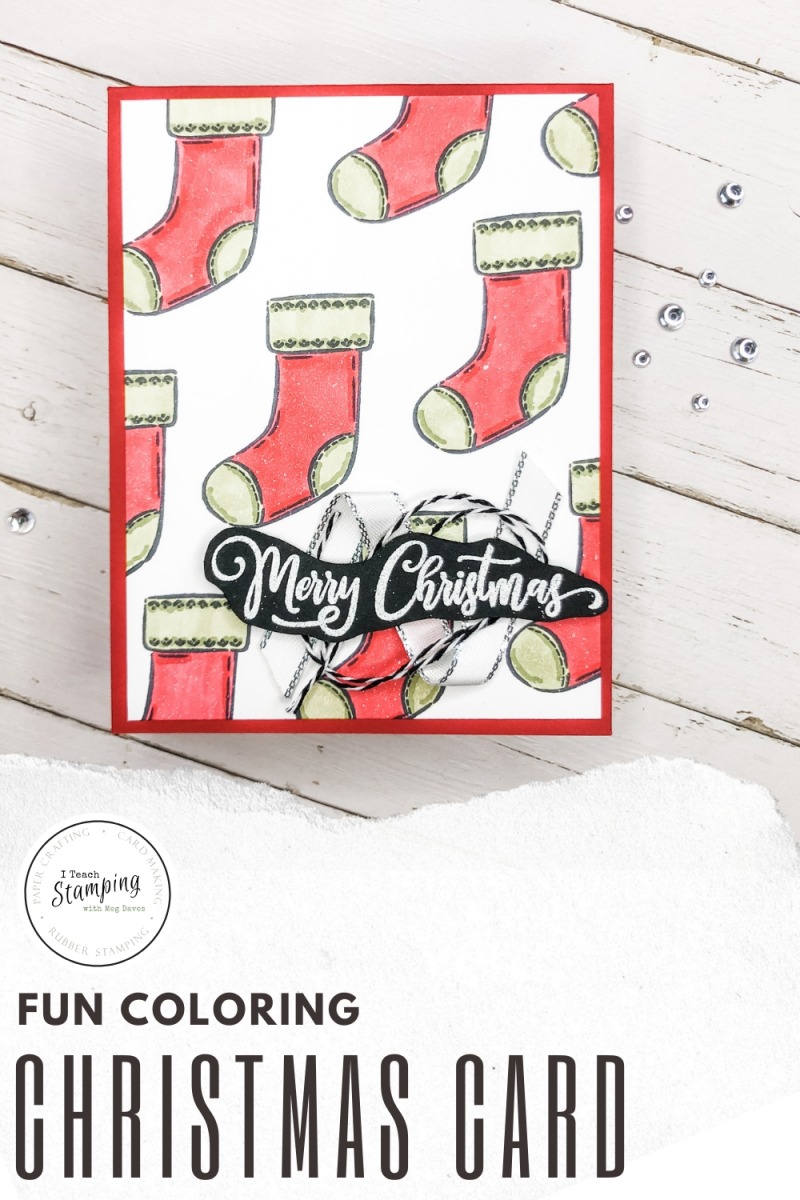 Easy to Make Christmas Cards (that look hard) - I Teach Stamping