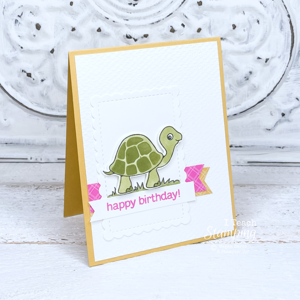 Turtle Friends Bundle from Stampin Up - I Teach Stamping