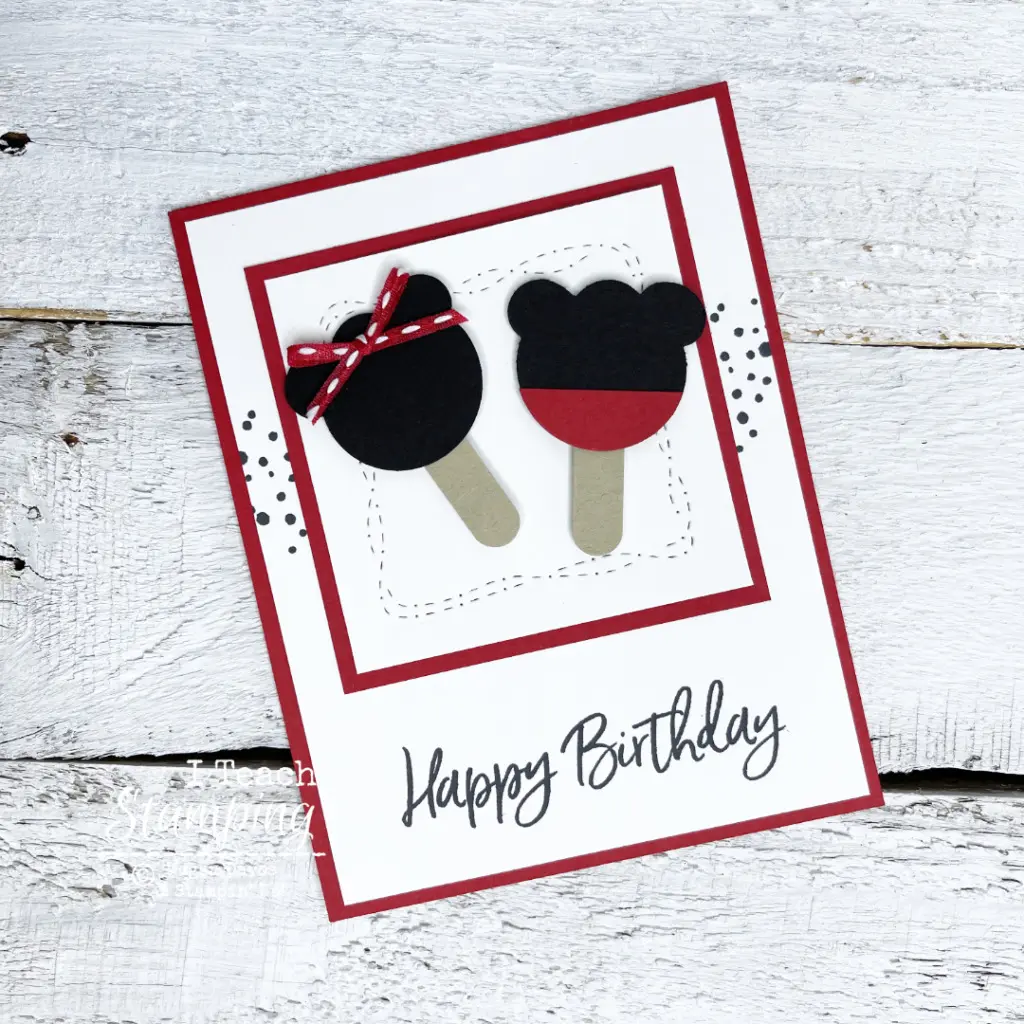 Handmade Mickey Mouse Birthday Cards
