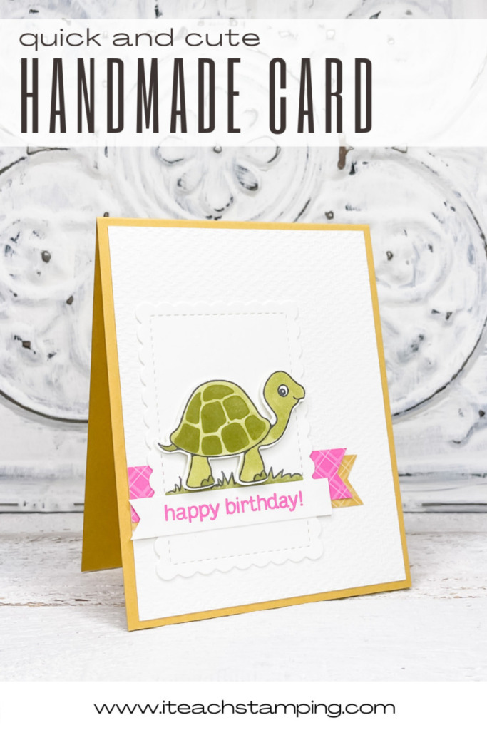 Turtle Friends Bundle from Stampin Up - I Teach Stamping