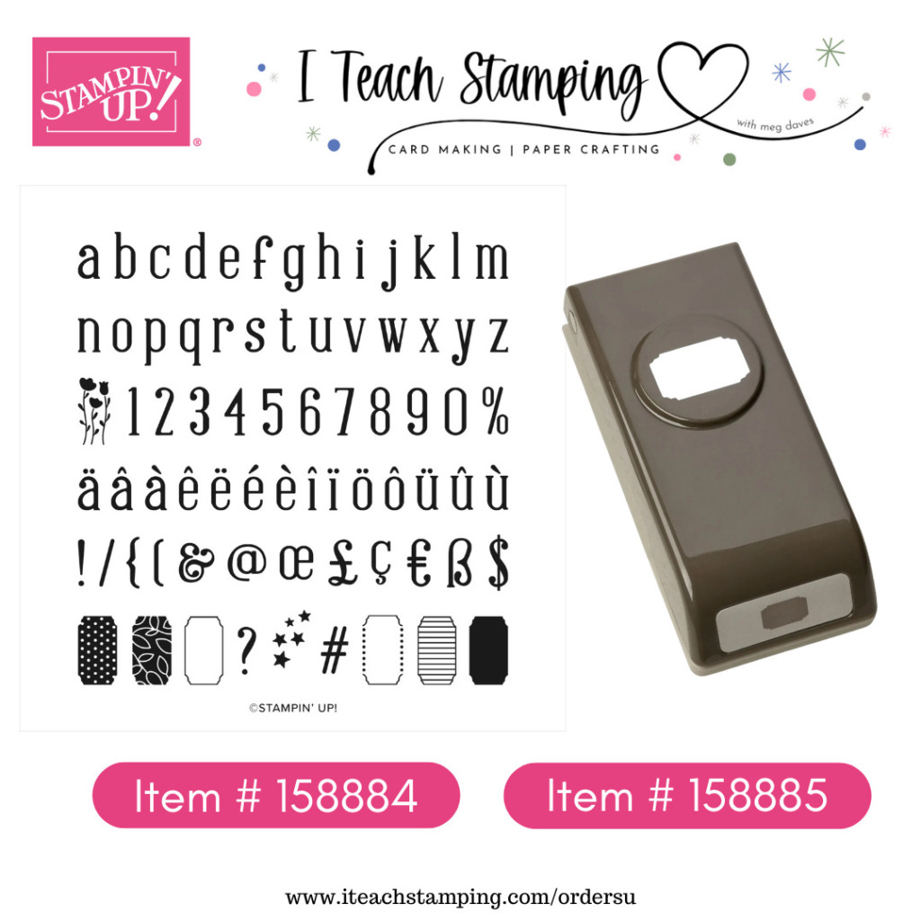 Super Cute Card Using the Alphabest Stamp Set and Punch - I Teach Stamping