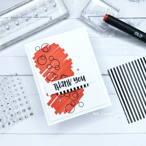 Chisel Tips of Markers Can Help! - I Teach Stamping