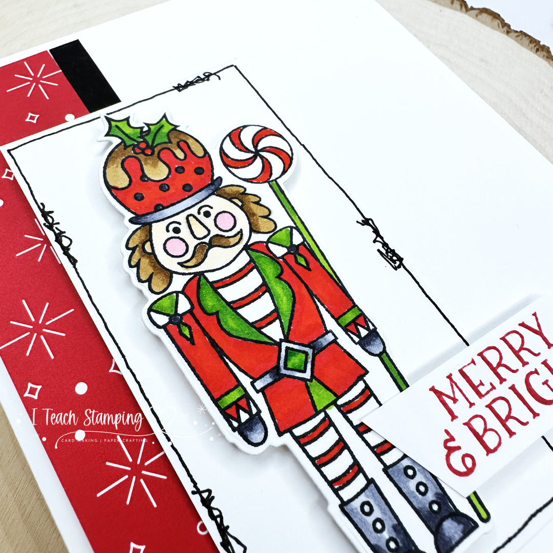 A Little Nutcracker Coloring - I Teach Stamping