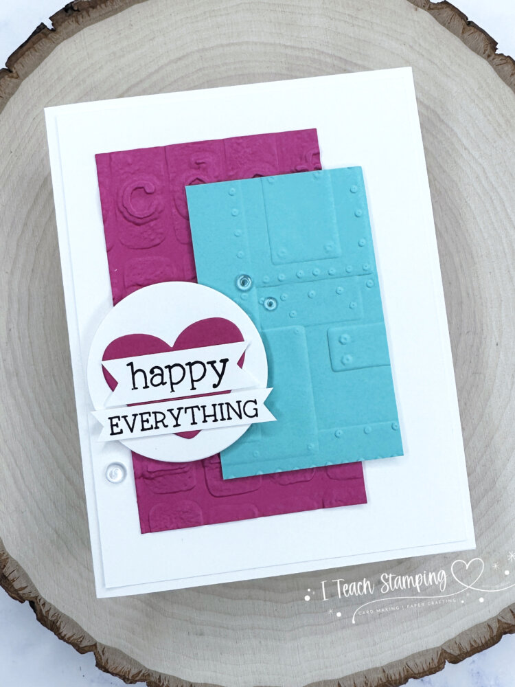 Sizzix Embossing Folders For the Win! - I Teach Stamping